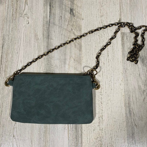 Unbranded | Bags | Olive Green Faux Leather Small Zip Womens Crossbody ...